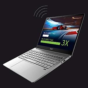 Acer Swift 3 Intel Evo Thin & Light Laptop, 13.5inch 2256 x 1504 IPS, Intel Core i7-1165G7, Intel Iris Xe Graphics, 8GB LPDDR4X, 512GB NVMe SSD, Wi-Fi 6 Silver 13-13.99 inches (Renewed)