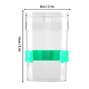 Sheens Automatic Bird Water Feeder Drinker Parrot Water Container Food Dispenser Birdcage Supplies for Budgie Cockatiel Conure Lovebirds Finch