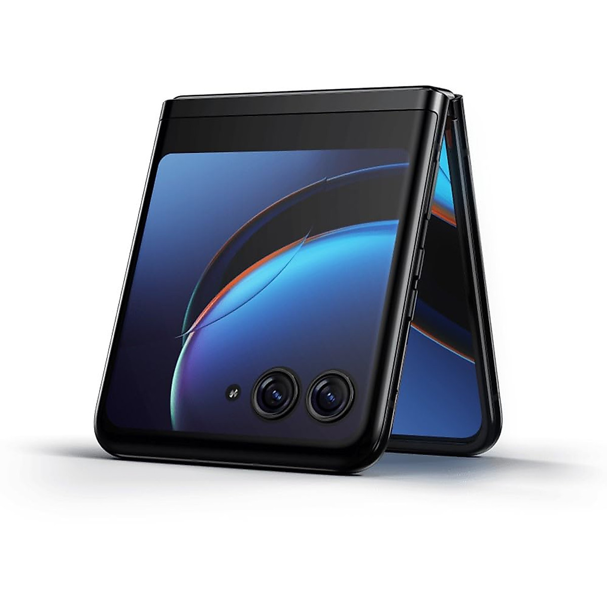 Motorola Moto Razr+ 5G 2023 (256GB, 8GB) 6.9" Foldable AMOLED, Snapdragon 8+ Gen 1, US 5G / Global 4G LTE (GSM Unlocked for T-Mobile, Metro, AT&T) XT2321-5 (w/Fast Wireless Charger, Black) (Renewed)