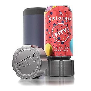 Fity (2 Pack) - A 12oz can Adapter for The 16oz YETI MiiR CamelBak Tall Koozie Colster Beer Soda Drink Cooler Cozy Insulator Spacer Extension, 473ml
