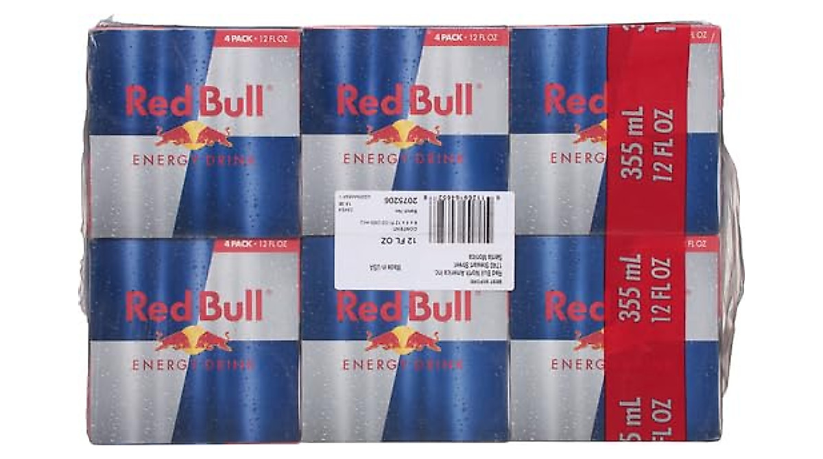Red Bull Energy Drink - 12 Fl Oz, 24 Cans Pack
