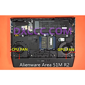 DENGHUXIE CN-0TW5Y8 EG80151S1-C020-S9A GPU Cooling Fan for DELL Alienware Area-51m R2 Gaming Laptop GPU Fan (GPU Fan CN-0TW5Y8)