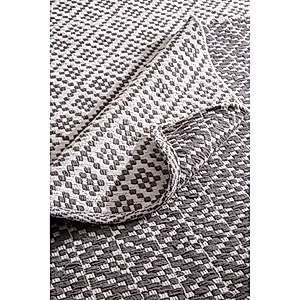 nuLOOM Hand Loomed Holcombe Area Rug, 5x8, Gray