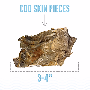 Icelandic+ Cod Skin Mixed Pieces Dog Treat 8-oz Bag