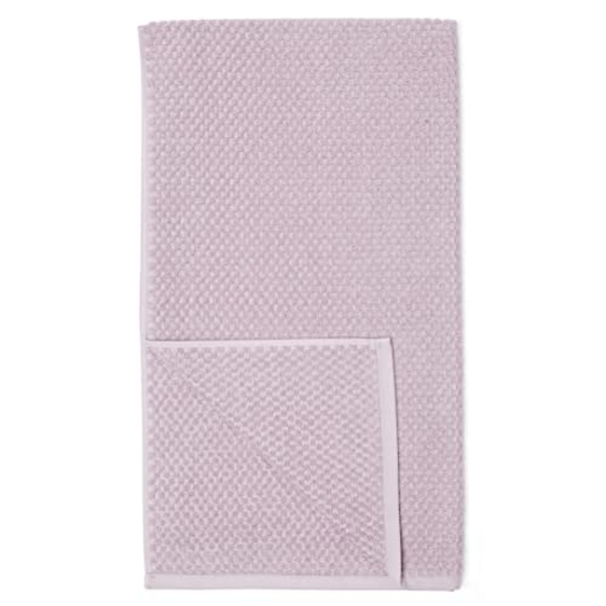 Amazon Basics Odor Resistant Textured Bath Towel, 30 x 54 Inches - 2-Pack, Lavender