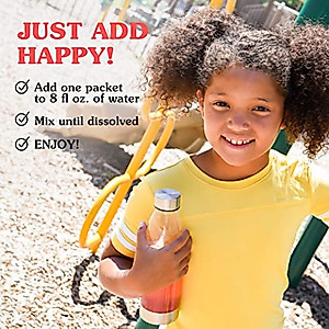 TRUE LEMON Fruit Punch Packets - Low Sugar, No Preservatives Kids Hydration Drink Mix