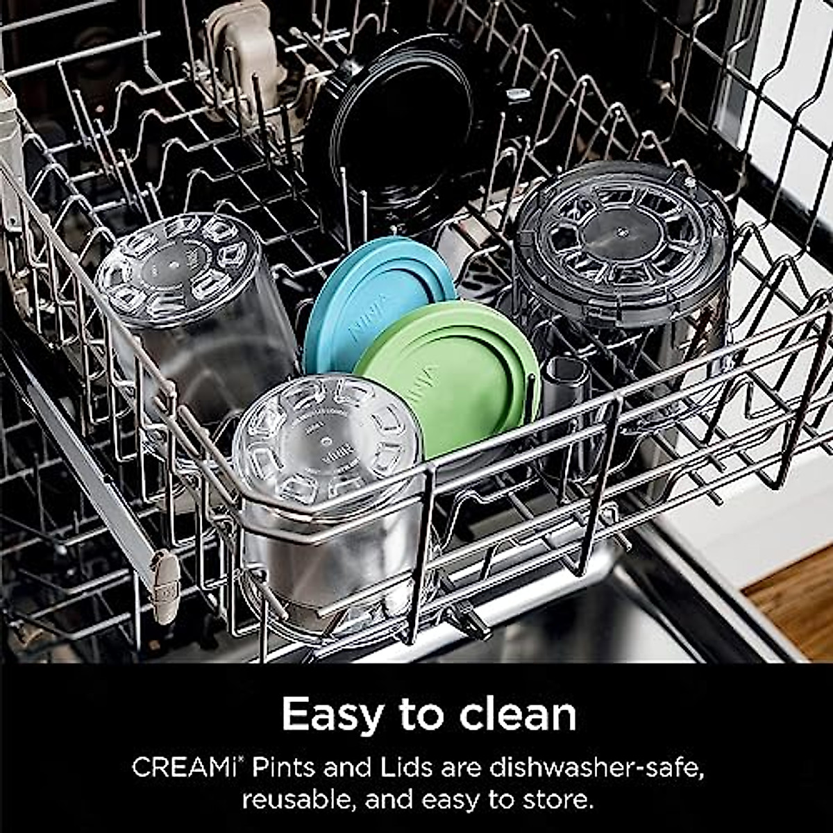 Creami Deluxe Pints, for Ninja Creami Deluxe Pints, Creami Pint Reusable,Leaf-Proof Compatible with NC299AMZ,NC300s Series Ice Cream Makers