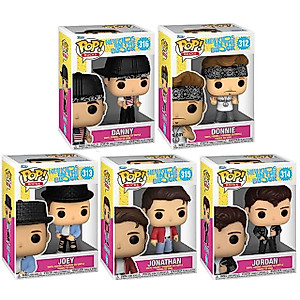 Protector + [NKOTB] [Pop Rocks] Vinyl Figurine (New Kids on The Block Bundled with Funko Compatible Pop Box Protector Case) (Set of 5)