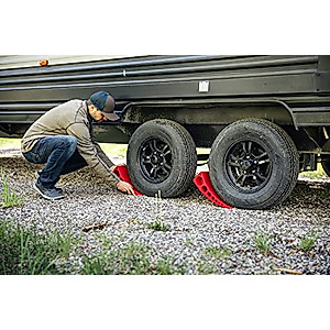 ANDERSEN HITCHES | RV and Trailer Accessories | Single Camper Leveler Block w/Rubber mat | Camper Leveling System | Outdoor Camping Levels | 3604