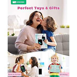 KOKODI Girl Toys, 3-7 Year Old Gifts, LCD Writing Tablet for Kids, Drawing Doodle Board Birthday Presents 3 4 5 6 7 Girls