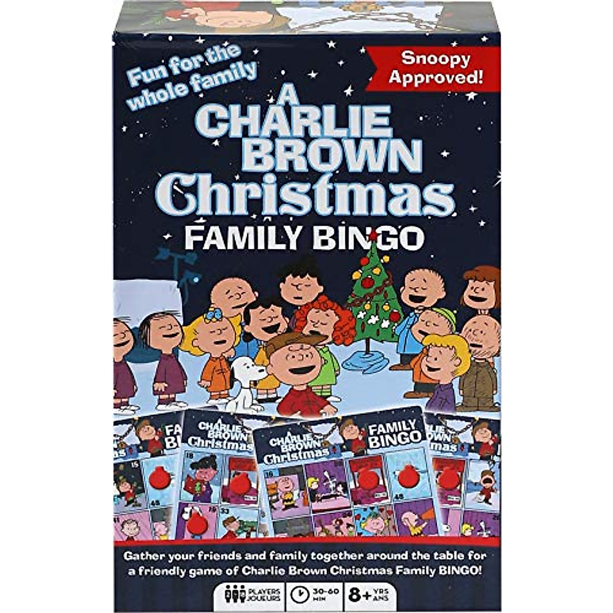 AQUARIUS - Peanuts Charlie Brown Christmas Family Bingo Game