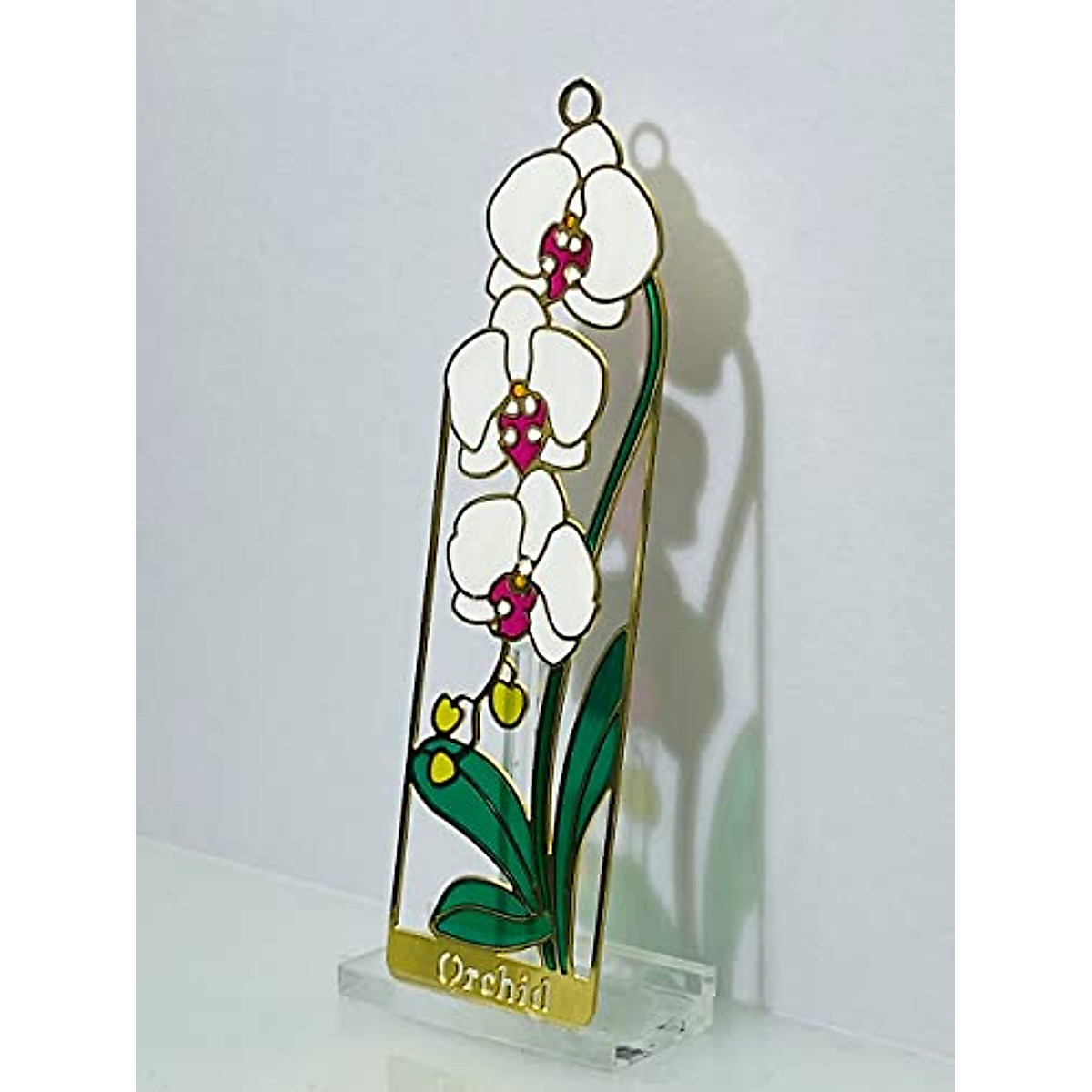 Stained-Glass Style Bookmark [SD] (Orchid)