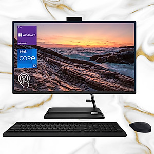 Lenovo 2023 IdeaCentre 3 All-in-One Business Professional Desktop, 27" FHD Touchscreen, Intel Core i7-13620H, 64GB RAM, 2TB PCIe SSD, Webcam, HDMI, Wi-Fi 6, Wireless Mouse & Keyboard, Windows 11 Pro