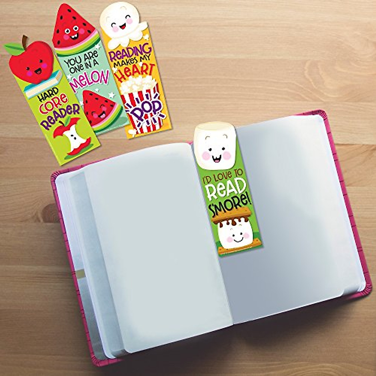 Eureka Marshmallow Scented Bookmarks, Pack of 24