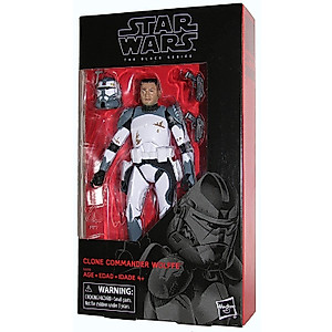 Star Wars The Clone Wars Black Series Clone Commander Wolffe Action Figure [6 Inch]