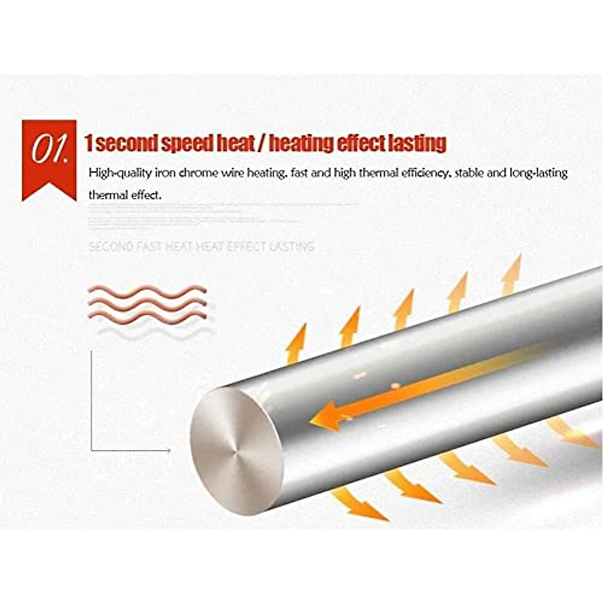 Trnni Electric Fireplace is Used for Portable Heater Electric Fireplace Stove Heater 2000W with Adjustable Thermostat Control & Fire Flame Effect (Color : White)