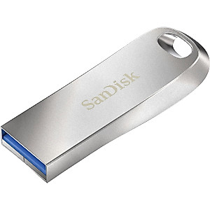 SanDisk 64GB Ultra Luxe USB 3.1 Gen 1 Flash Drive - SDCZ74-064G-G46, Black