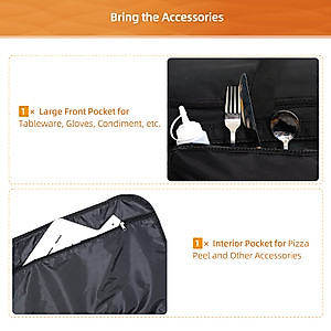 NOELIFE Bag for Ooni Koda 16, Pizza Oven Carry Bag for Ooni 16 Outdoor Pizza Oven Accessories Portable bag for Ooni 16 with Pocket (Bag Only)
