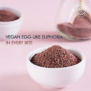 Pride Of India - Himalayan Black Rock Salt - Fine Grind, 2.2 Pound (1 Kg) - Kala Namak - Contains 84+ Minerals - Perfect for Cooking, Tofu Scrambles, Table, Kitchen, Restaurant, & Bathing Use