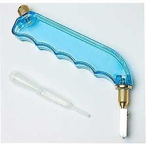 2 Pack Pistol Grip Oil Feed Glass Cutter - Heavy Duty Perfect for Cutting, Window Panes, Mirrors, Shelves, Scoring Glass Bottles and More
