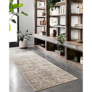 Loloi II Teagan Collection TEA-03 Ivory/Sand, Traditional 7'-11" x 10'-6" Area Rug