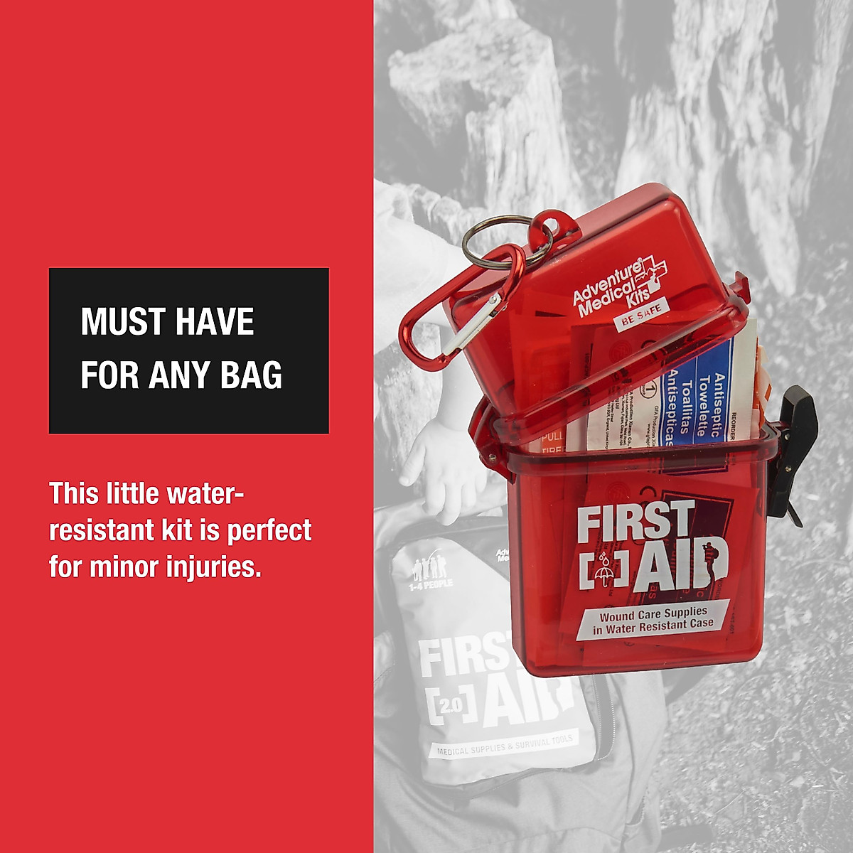 Adventure Medical Kits First Aid, Water-Resistant Kit - (Pack of 2)