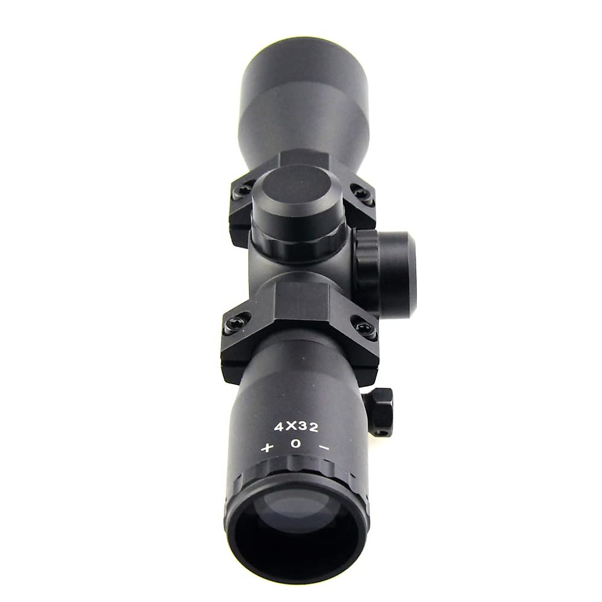 TACFUN Tactical 4X32 Compact .223 .308 Scope /w Rings Rangefinder Reticle