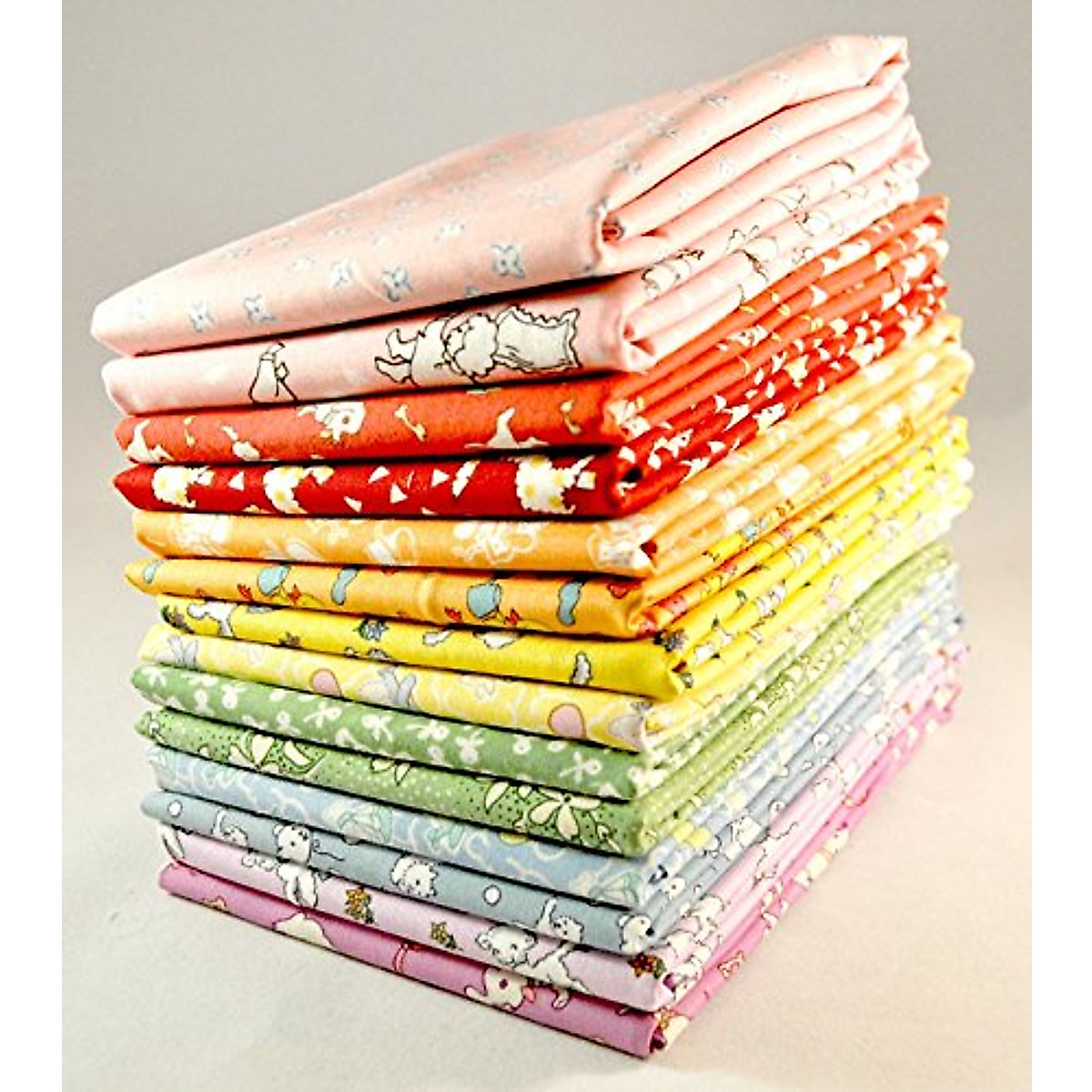 Designer Fabric 30's Reproduction Prints Fat Eighths Bundle, 14 Pieces Cotton Fabric