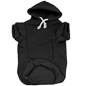 Emotional Support Animal (ESA) Pullover Fleece Lined Dog Hoodie (Hooded Sweatshirt) Assorted Colors