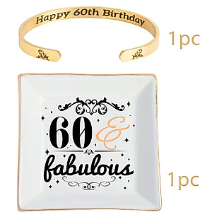 60th Birthday,60th Birthday Gift for Women,60th Birthday Jewelry Dish,60th Birthday Trinket Dish,60th Birthday Ring Dish,Birthday 60th Woman,Happy 60th Birthday,Gift for 60th Birthday for Women