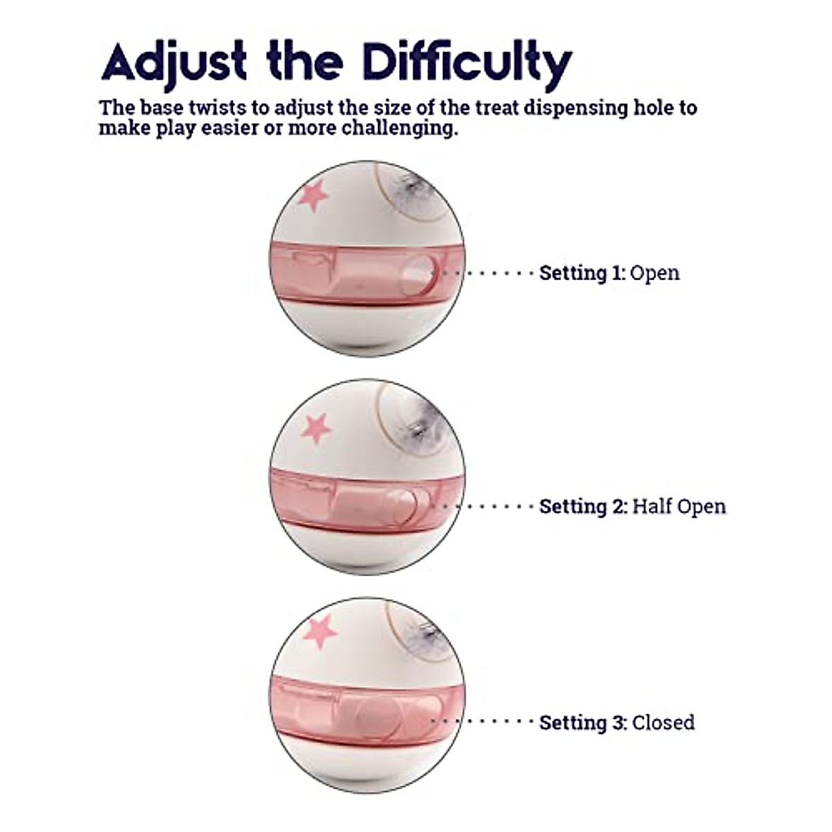 Catstages Hunt 'N Swat Treat Tumbler Treat Dispensing Cat Toy