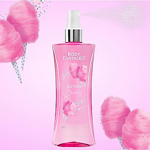 Body Fantasies Signature Fragrance Body Spray, Cotton Candy, 8 Fluid Ounce