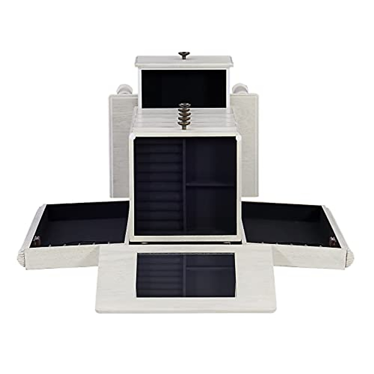 Powell Darcy Off White Jewelry Armoire