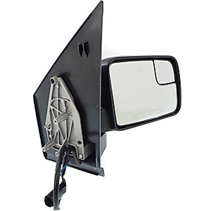Kool Vue Passenger Side Power Mirror for Ford Transit Connect 2011-2013 With Spotter Glass Textured Built From October 4 2010