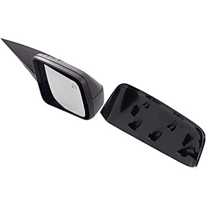 Kool Vue Right Power Heated Door Mirror Compatible With Ford Focus 2008-2011 with 2 Caps Coupe & Sedan, Models With Deluxe Package