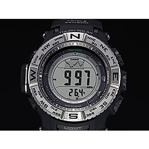 Casio Men's Pro Trek PRW-3500-1CR Solar Powered Atomic Resin Digital Watch