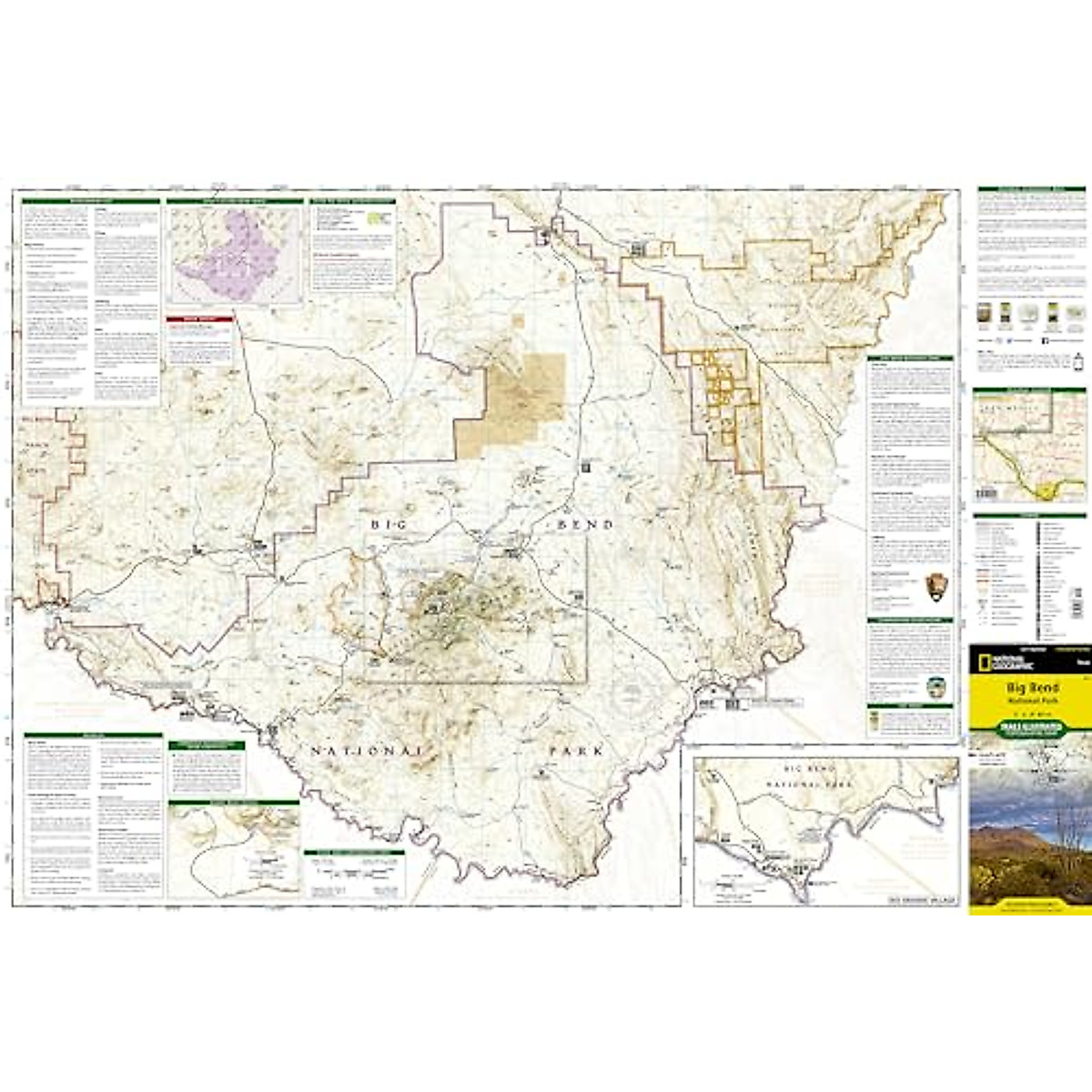 Big Bend National Park Map (National Geographic Trails Illustrated Map, 225)