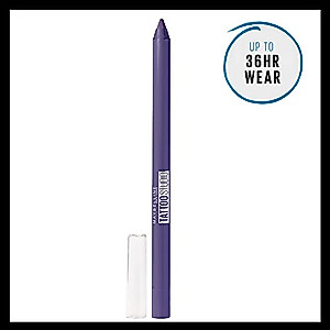 Maybelline TattooStudio Sharpenable Gel Pencil Longwear Eyeliner Makeup, Rich Amethyst, 0.04 oz.