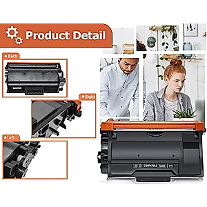 Juyudow Ultra High Yield Toner Cartridge for Brother TN880 TN-880 TN 880 HL-L6200DW MFC-L6700DW MFC-L6800DW HL-L6200DWT HL-L6300DW MFC-L6900DW Printer Toner Cartridge (Black, 2 Pack)
