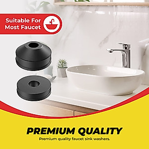 Flat and Beveled Faucet Washers and Brass Bibb Screws Assortment, 48 Pieces