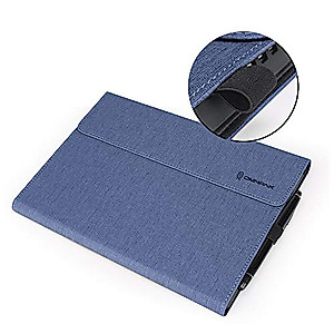 Omnpak Case and Covers for 13 Inch New Surface Pro X(2021/2020/2019),Multiple Angle Slim Light Shell Cover-Compatible with Type Cover Keyboard（Keyboard Not Included）
