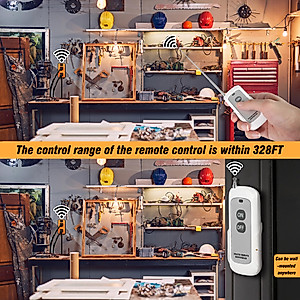CHAOSEND Automatic Vacuum Switch Allows Power Tool/Table Saw to Turn Vacuum Cleaners/Accessories On and Off, Turn-On Delay Prevents Circuit Overloads Shop Dust Collector Off Delay