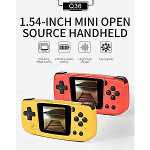 UUPOI New Handheld Game Console, Retro Mini 1.5 inch IPS Screen Open Source Handheld Game Players, Support 13 Emulators, External Expansion Storage, Keychain Mini Console Gifts for Children
