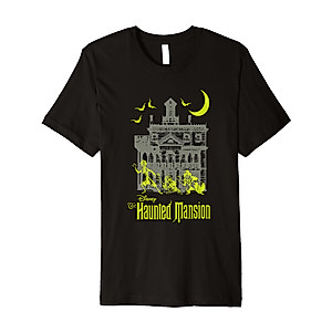 The Haunted Mansion Hitchhiking Ghosts Silhouettes Shot Premium T-Shirt