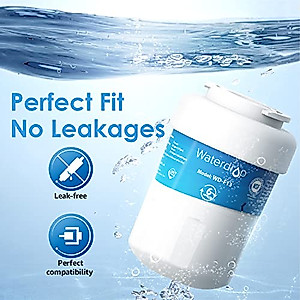Waterdrop WD-F13 Replacement for GE® MWF®, SmartWater® MWFP, MWFINT, MWFA, GWF, HDX FMG-1, Kenmore® 9991, GSE25GSHECSS, WFC1201 Water Filter, 3 Pack