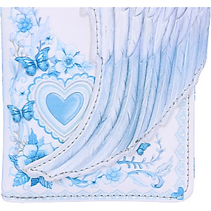 Nemesis Now White Angel Wings Embossed Purse 18.5cm