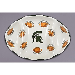 Magnolia Lane Michigan State Football Platter
