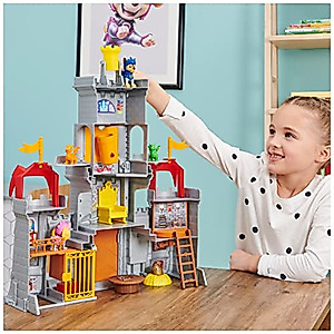 Paw Patrol, Rescue Knights Castle HQ Transforming 11-Piece Playset with Chase and Mini Dragon Draco Action Figures, Kids Toys for Ages 3 and up