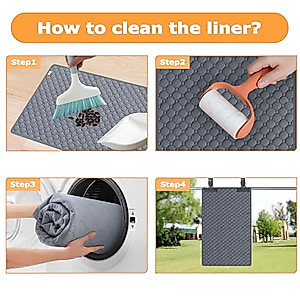 Cimiycob Guinea Pig Cage Liners, 3 Pack 47x 24 Washable Guinea Pig Pee Pads, Waterproof Reusable & Anti Slip, Super Absorbent Guinea Pig Bedding for Small Animal, Rabbit, Bunny, Chinchilla