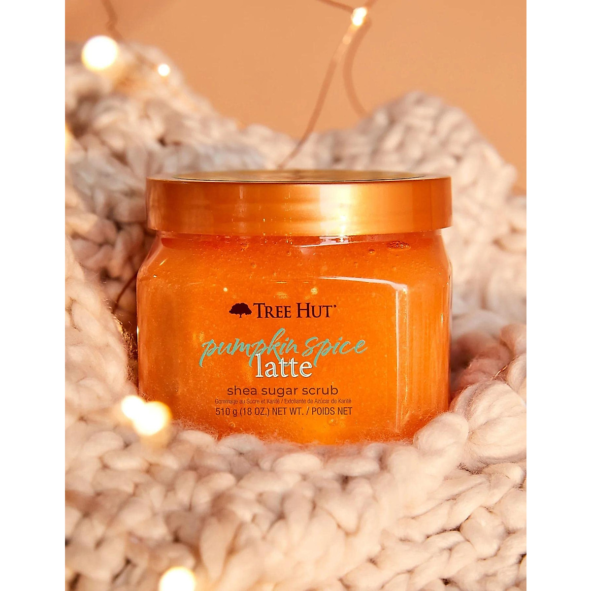 TREE HUT Pumpkin Spice Latte Shea Exfoliating, Hydrating Sugar Scrub 700250 1 510.0 grams